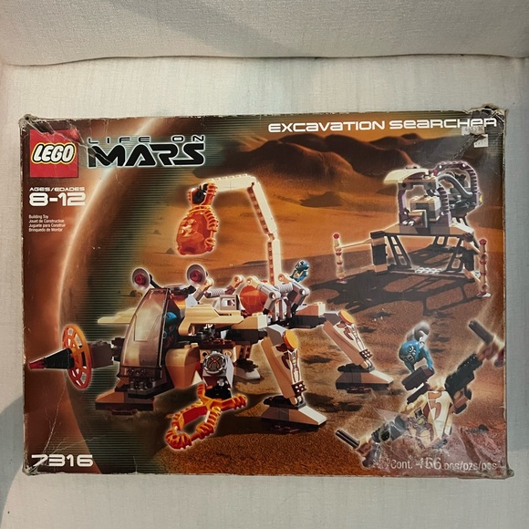 Lego | Toys | Rare Lego Space Life On Mars Excavation Searcher 736 ...